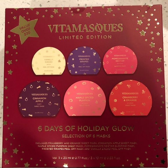Vitamasques | Skincare | Vitamasques Limited Edition 6 Days Of Holiday ...